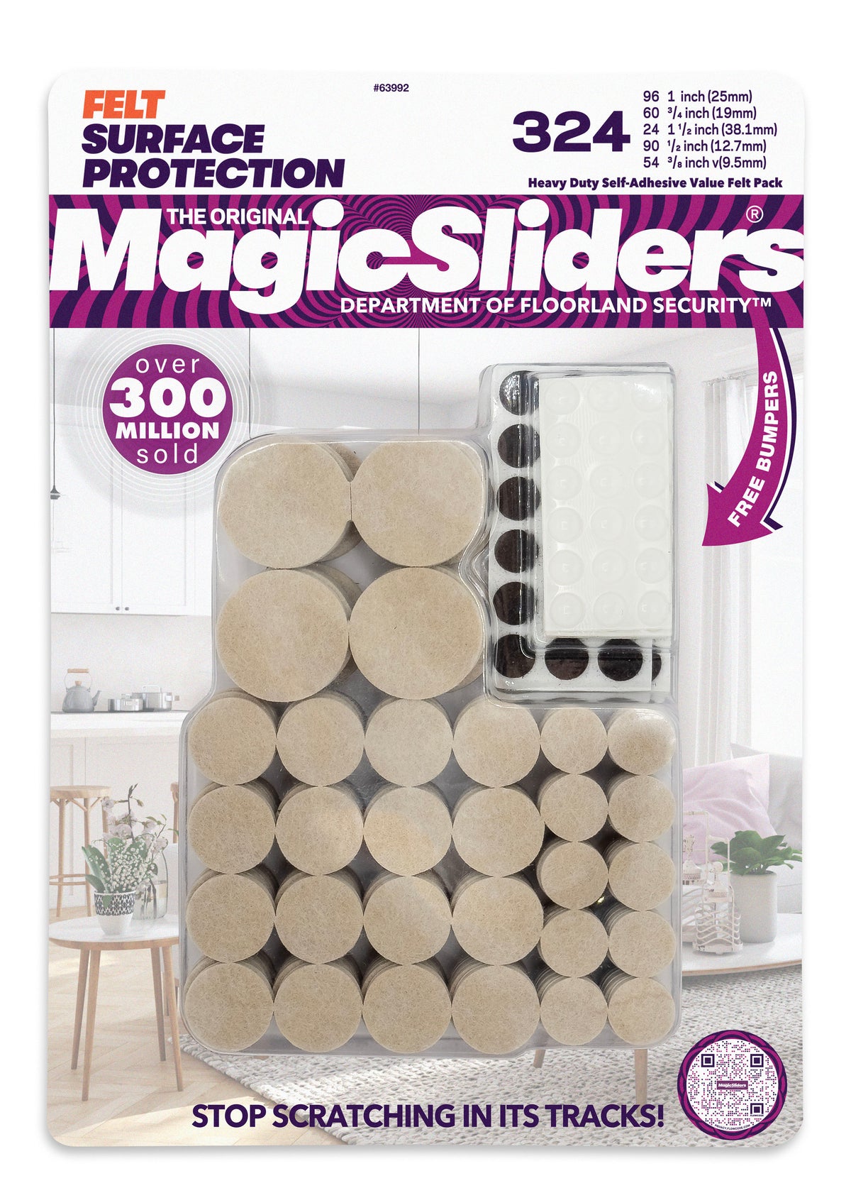 MULTI SURFACE PROTECTION - ASSORTED FELTS and FREE BUMMPERS — Magic Sliders